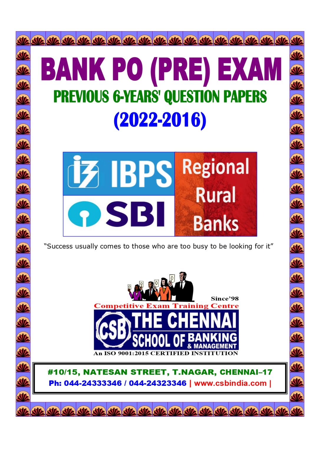 IBPS RRB PO Prelims Practice Tests: Get Ready