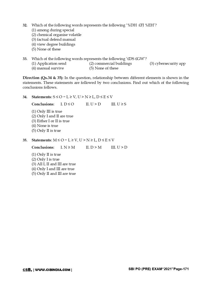 SBI PO EXAM 2022(OFFLINE MOCK TEST SERIES) - CHENNAI SCHOOL OF BANKING
